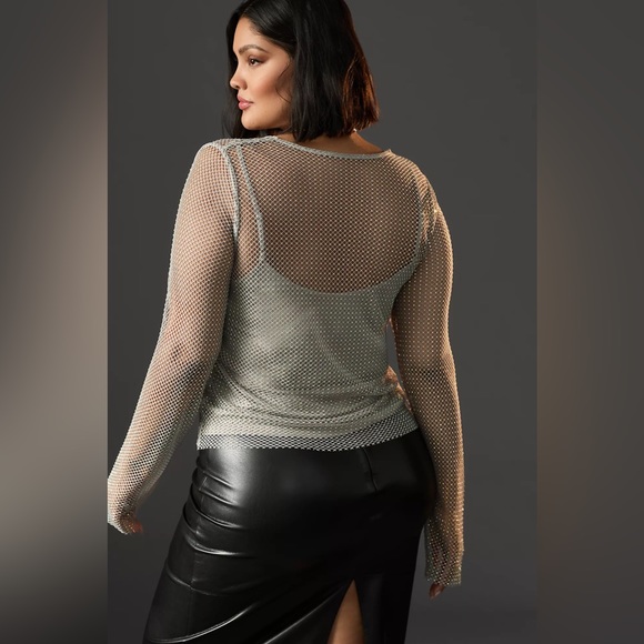 Sunday in Brooklyn | Tops | Nwt Sunday In Brooklyn Mesh Sparkle Top ...
